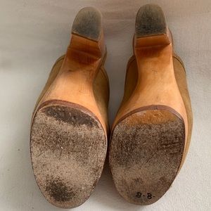 Coach | Shoes | Coach Suede Leather Clogs | Poshmark